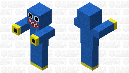 The Mini Huggy (Blue) Minecraft Mob Skin