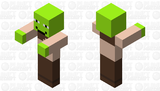 zombie shrek Minecraft Mob Skin