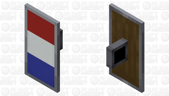The Netherlands Flag Shield Minecraft Mob Skin