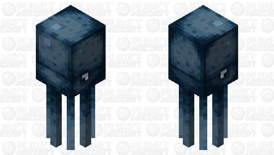 The Squid (Ver.2) (Re-Texture/Re-Made) Minecraft Mob Skin