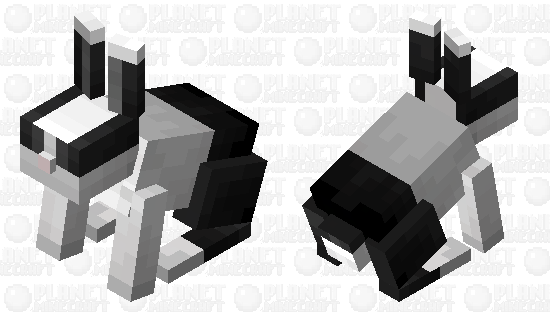 Standard Toast the Rabbit Texture at 2x Resolution - Base Minecraft Mob ...