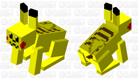 Pikachu (Pokemon) Minecraft Mob Skin