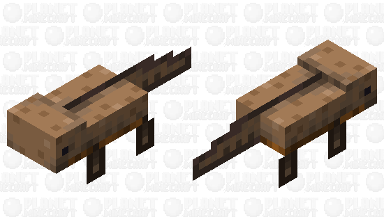 Australian Lungfish Minecraft Mob Skin