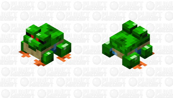 Red Eyed Tree Frog Minecraft Mob Skin