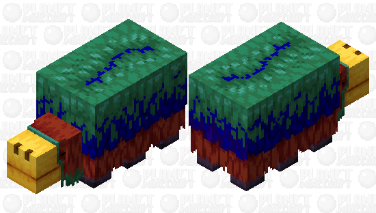 Sniffer (Blue) Minecraft Mob Skin