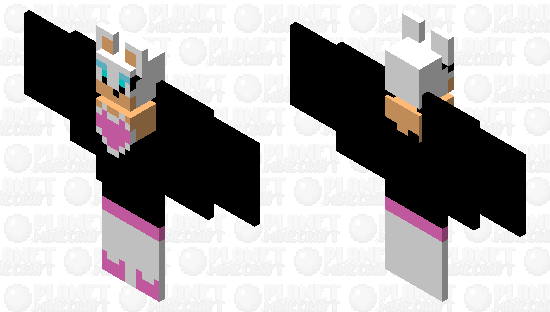 Rouge The Armless Bat Minecraft Mob Skin