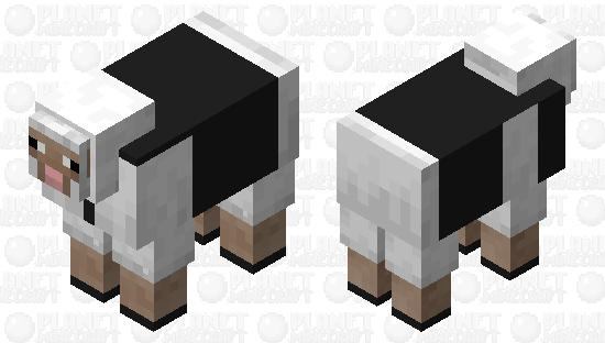 a sheep in a suit Minecraft Mob Skin