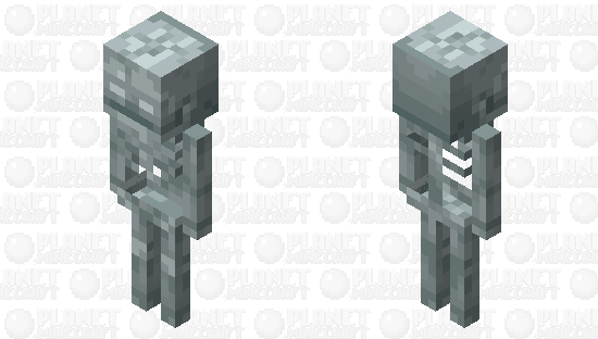 Standard Stray Texture in 2x Resolution - Base Minecraft Mob Skin