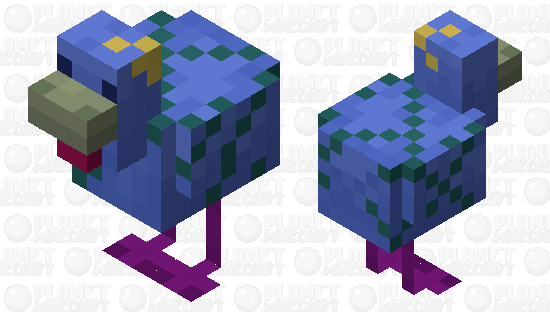 Ocean Chicken Minecraft Mob Skin