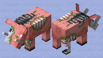 Hoglin Minecraft Mob Skins | Planet Minecraft Community