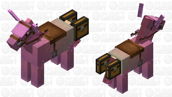 Cherry mule Minecraft Mob Skin