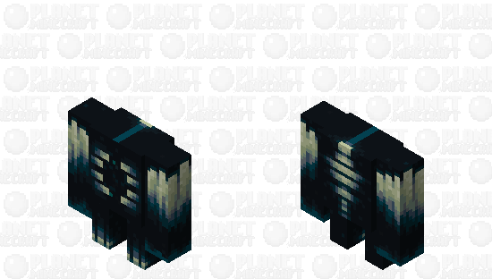 Just a Warden Body Minecraft Mob Skin