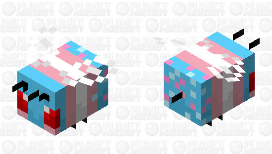 Angry Trans be with Nectar! Minecraft Mob Skin