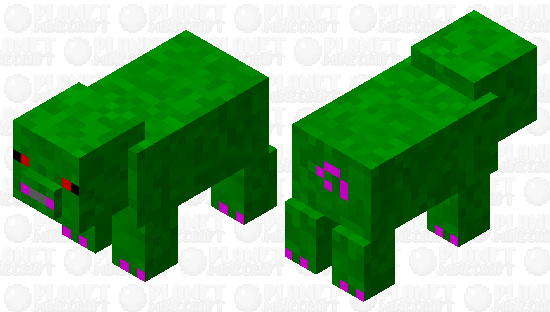 Infected Pig Minecraft Mob Skin