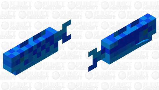 Blue Cod Minecraft Mob Skin