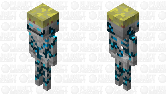 Skulk skeleton miner Minecraft Mob Skin