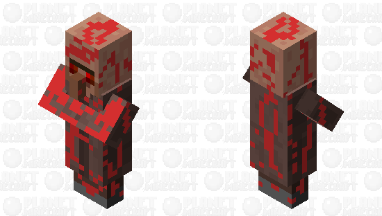 Blood Villager Minecraft Mob Skin