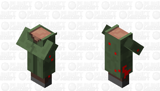 The HEaDLeSs Villager Minecraft Mob Skin