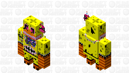 twisted chica (fnaf novel) Minecraft Mob Skin