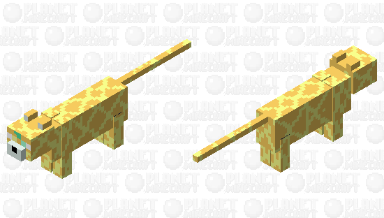 pineapple cat Minecraft Mob Skin
