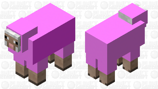 pink sheep Minecraft Mob Skin