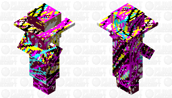 Glitched villager Minecraft Mob Skin