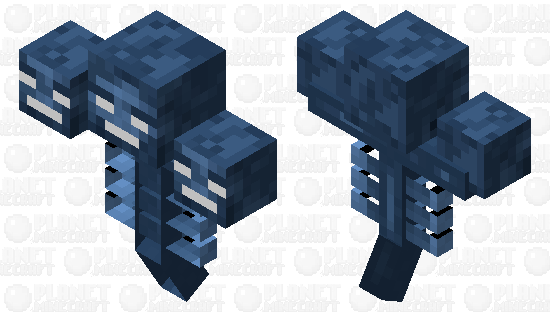 blue wither spawn for bedrock Minecraft Mob Skin