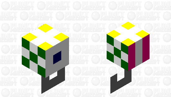 rainbow dice Bobber Minecraft Mob Skin