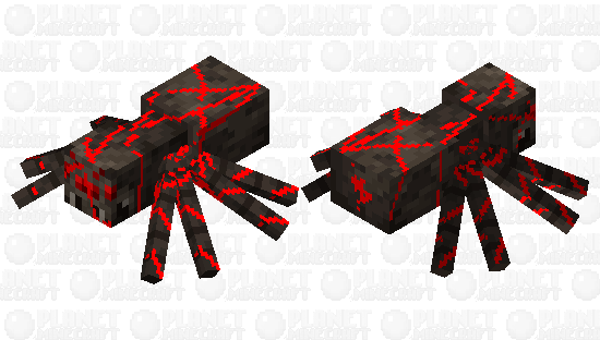 Blood Spider Minecraft Mob Skin
