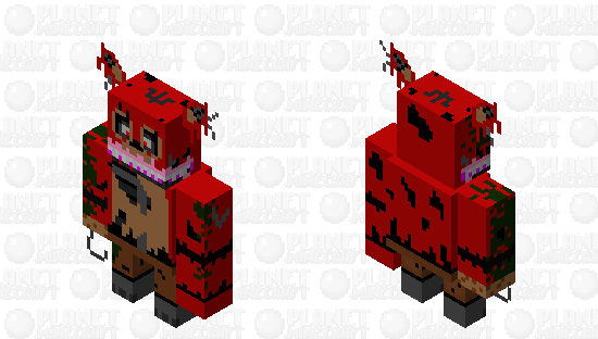 twisted foxy (fnaf novel) Minecraft Mob Skin
