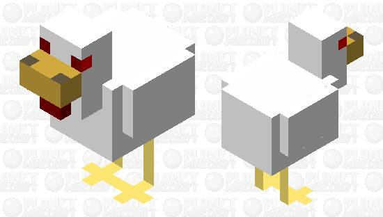 EVIL Chicken Minecraft Mob Skin