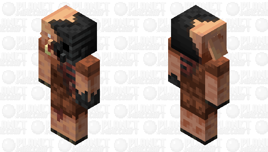 Withered piglin Minecraft Mob Skin