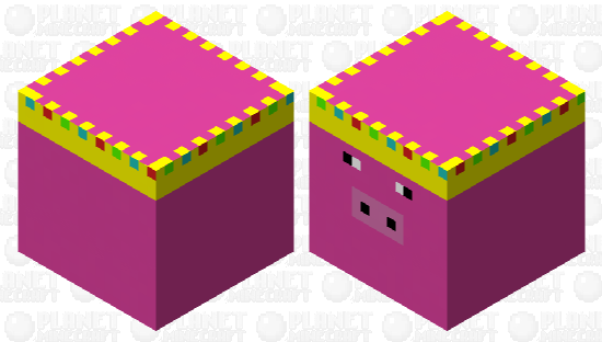 Technoblade Block Minecraft Mob Skin