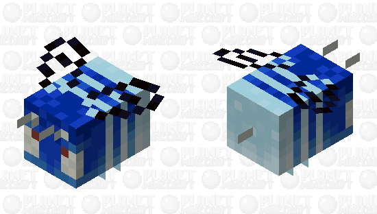 Inverted Bee Minecraft Mob Skin