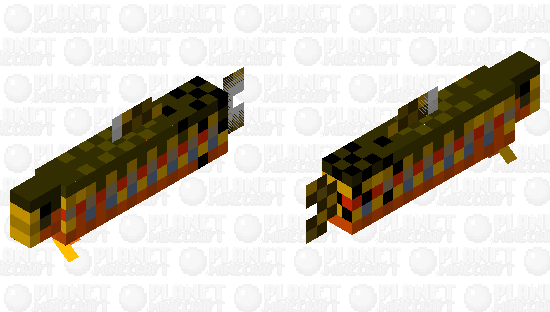 california golden trout Minecraft Mob Skin