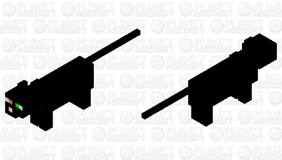 Baku-Cat Minecraft Mob Skin