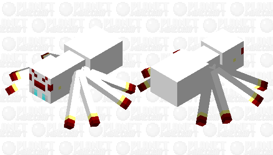 snow spider Minecraft Mob Skin