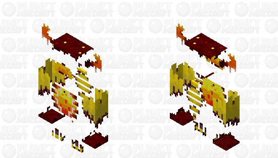 Nether warden Minecraft Mob Skin