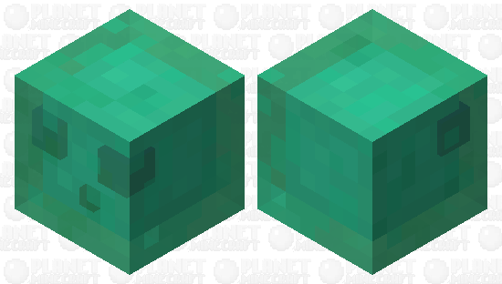 Cyan slime Minecraft Mob Skin