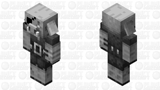 STONE PIGLIN WARRIOR Minecraft Mob Skin