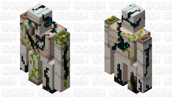 Sculked golem Minecraft Mob Skin