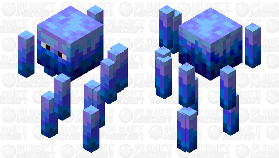 Water Blaze Minecraft Mob Skin