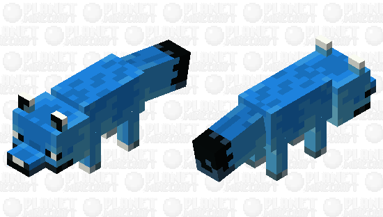 Inverted Fox Minecraft Mob Skin