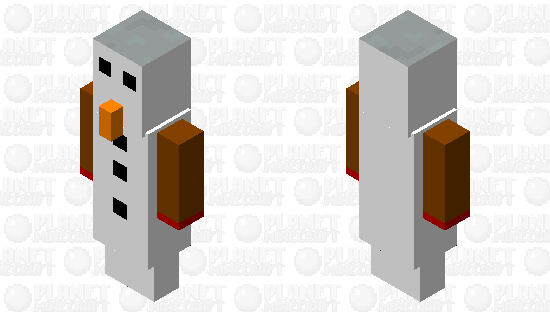 Evoker Snowman Minecraft Mob Skin