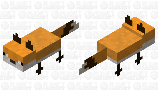 Foxolotl Minecraft Mob Skin