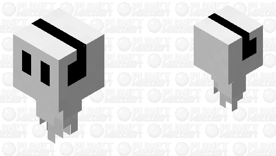 Napstablook Minecraft Mob Skin