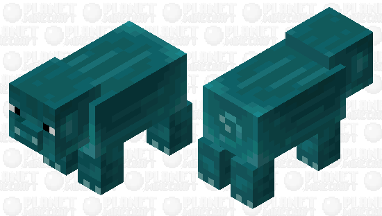 Inverted Pig Minecraft Mob Skin