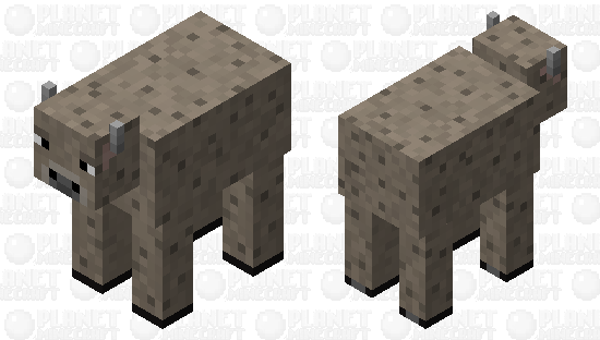 Shrub-Ox Minecraft Mob Skin