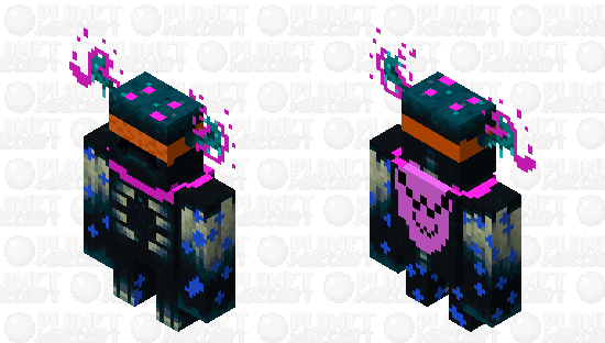 The Wacky Warden Minecraft Mob Skin