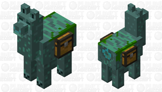 DROWNED LLAMA Minecraft Mob Skin